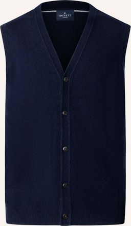 Hackett Pullover Wool Cash Mix Wcoat blau