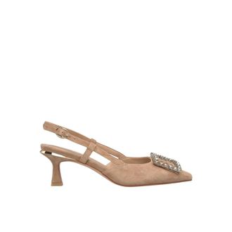 Alma En Pena Pumps mit niedrigem Absatz und Schmuckdetails - - Shoes - Damen - Braun - 41 EU