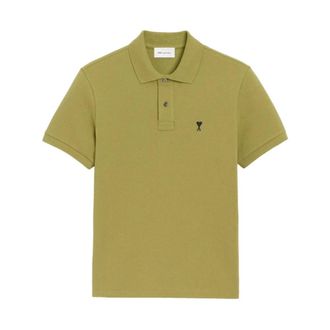 Ami Homme, Tops, Vert, Taille: XL Polo Ami de Coeur Contrast&eacute;