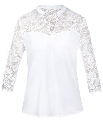 Moschen-Bayern Blusenshirt Blusenshirt Damen Shirt Tshirt Trachten T-Shirt Wei&szlig; Spitzenshirt Shirt, T-Shirt, Blusenshirt, Trachtenshirt, Damenshirt, Tshirt