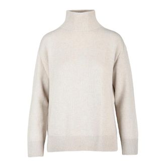 Max Mara Femme, Pulls, Blanc, Taille: 42 FR Pull en laine Quercia à col haut