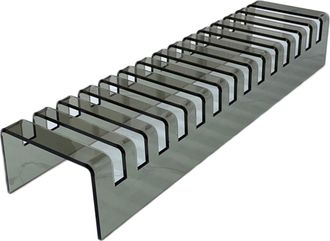 Generic Fliesenst&auml;nder, 14-stufiger Acryl-Ausstellungsst&auml;nder, Bodenfliesen-Aufbewahrungsst&auml;nder, for Ausstellungsr&auml;ume In Gesch&auml;ften, Platzsparend(Color 2)