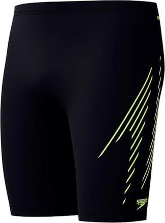 Speedo Hyperboom Placement Jammer | Swim Training | Fitness | Chlorine Resistant, Jaune Vif, 26 Homme