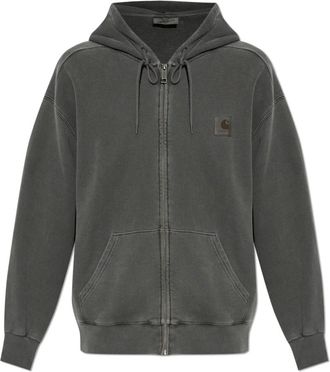 Carhartt Work in Progress Homme, Sweatshirts et sweats &agrave; capuche, Gris, Taille: L Nelson Sweat &agrave; capuche