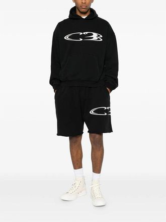 Cole Buxton Logo Print Sweatshirt - Black