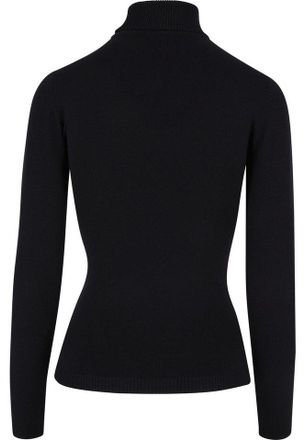Urban Classics Sweatshirt Urban Classics Damen Ladies Knitted Turtleneck Sweater (1-tlg)