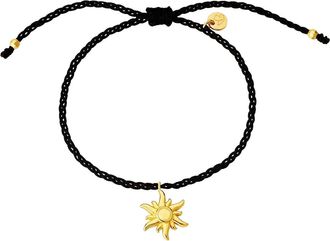 Glanzst&uuml;cke M&uuml;nchen Armband - Sterling Silber Armband Sonne - Gr. ONESIZE - in Gold - f&uuml;r Damen