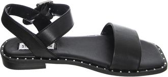 Steve Madden Femme, Chaussures, Noir, Taille: 37 1/2 EU Sandales Plates