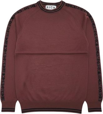 John Richmond Rundhals-Strickware - - Knitwear - Herren - Braun - M
