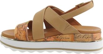 Alviero Martini 1A Classe Femme, Chaussures, Beige, Taille: 36 EU Wedge Sandal