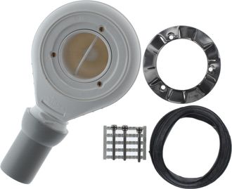 Villeroy & Boch Ablauf Tempoplex Plus 90, Ablaufgarnitur für Dusche und Badewanne, Ablauf mit Durchmesser 90mm, Zubehör Bad, Ersatzteil, 140 x 270 x 140 mm, rund