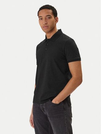 Calvin Klein Jeans Poloshirt Classic Monogram LV04RD255G Schwarz Regular Fit