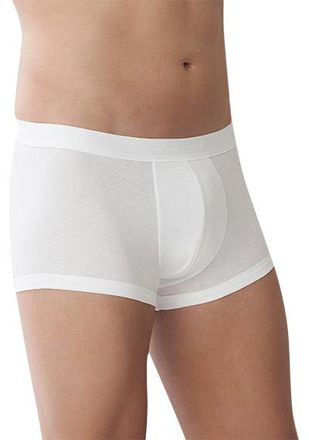 Zimmerli Herren Trunk weiß Baumwolle unifarben