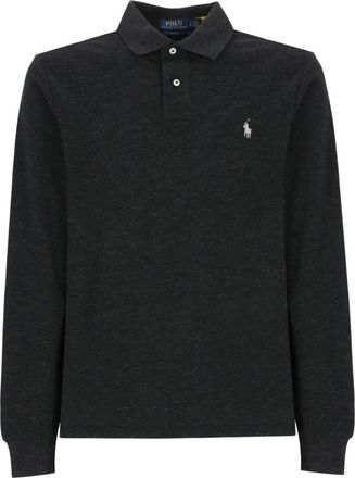Ralph Lauren Polo en coton piqu&eacute; - Homme - Tops - Noir - Taille: S