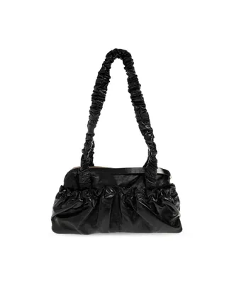 Marni Womens Shoulder Bag Gathered Black