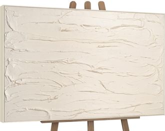 Yohji Yamamoto Art XXL Abstrakt Acryl Gemälde auf Leinwand mit Rahmen Schleier handgemalte Wandbilder Wohnzimmer Wohndekor Minimalismus Bilder echte Kunst 140x100 cm