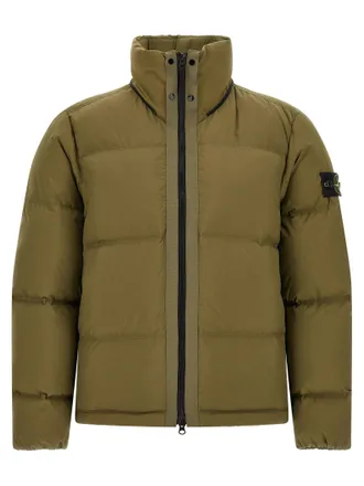 Stone Island Down Jacket - Olive