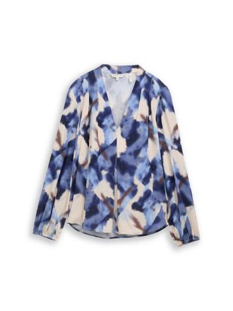 Tom Tailor Langarmbluse Blusen & Shirts Bluse mit Muster