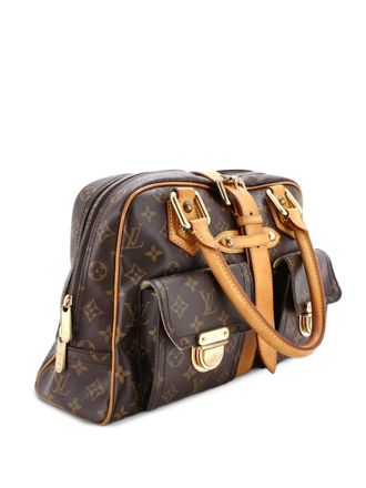 Louis Vuitton Manhattan Handbag Monogram Canvas GM satchel - Marron