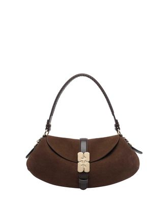 Ganni Sac Port&eacute; &Eacute;paule - Marron