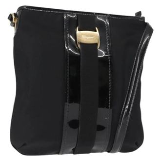 Ferragamo Pre-owned Nylon Crossbody Bag - - Pre-owned - Damen - Schwarzk - ONE SIZE