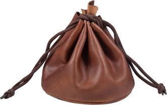 STILORD Mikkel Lederbeutel groß Vintage Münzbeutel XL Münzbörse Portemonnaie Ledergeldbeutel Geldbörse Kleingeldbörse Schlüssel Etui echtes Leder Farbe:Cognac