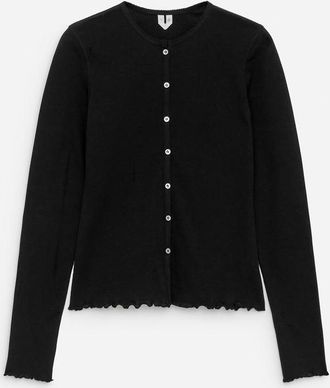 Arket Mesh-Oberteil -Schwarz