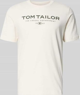 Tom Tailor Regular Fit T-Shirt aus reiner Baumwolle
