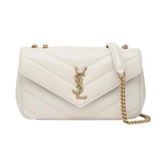 Saint Laurent Loulou Small Chain Bag - - Bags - Damen - Beige - ONE SIZE