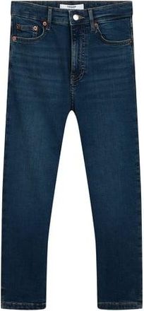 Topshop Jean capri &agrave; taille haute en coton m&eacute;lang&eacute;