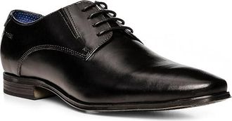 Bugatti Herren Derby schwarz Glattleder