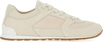Brunello Cucinelli Femme, Chaussures, Beige, Taille: 41 EU Panelled Low-Top Baskets