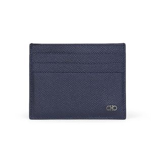 Ferragamo Micro Gancio Kartenetui - - Accessories - Herren - Blau - ONE SIZE