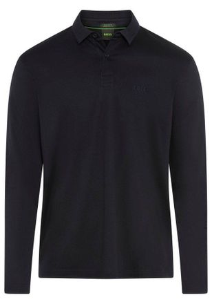 HUGO BOSS Langarm-Poloshirt Pirol Langarm, regular fit, Logo-Stickerei