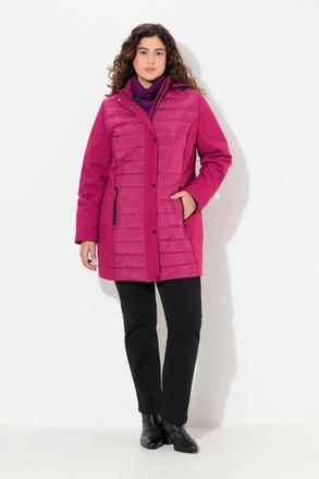 Ulla Popken Steppjacke HYPRAR Hybridjacke Stepp/Softshell Stehkragen