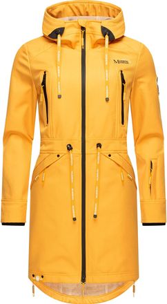 Marikoo Damen Softshellmantel Funktionsmantel Racquellee Amber Yellow Gr. XXL