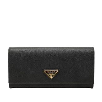 Prada Pre-owned Long Wallet - - Pre-owned - Damen - Schwarzk - ONE SIZE
