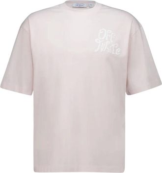 Off-white Homme, Tops, Rose, Taille: L T-Chemises