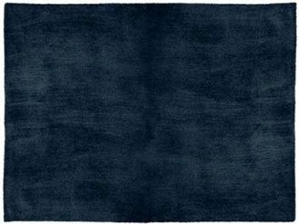 Atmosphera Atmosphera - Tapis Déco Uni Joanne 120x170cm Bleu Encre