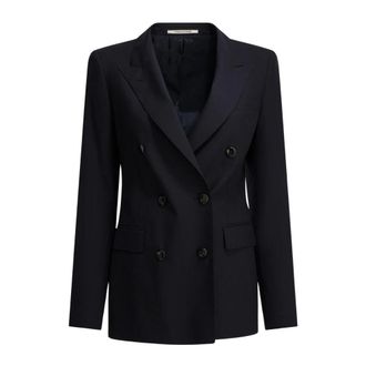 Tagliatore Parigi Double-Breasted Blazer - - Jackets - Damen - Blau - 2XL