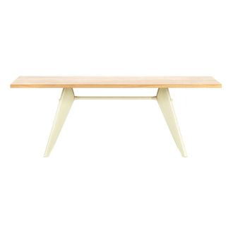 Vitra Table EM - pi&egrave;tement &Eacute;cru - Jean Prouv&eacute; Vitra