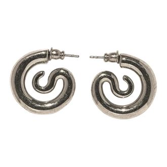 Panconesi Serpent Hoops Extra Small - Femme - Accessoires - Gris - Taille: ONE Size
