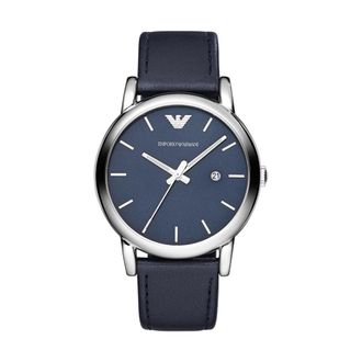Emporio Armani Klassische Quarzuhr - - Accessories - Herren - Grau - ONE SIZE