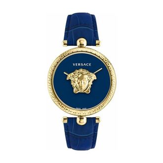 Versace Palazzo Uhr - - Accessories - Damen - Blau - ONE SIZE