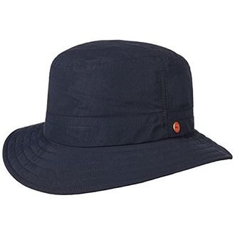 Mayser Chapeau de Soleil Protection UV Femme/Homme - Made in The EU en Tissu Ete Printemps-ete - 64 cm Bleu Fonce