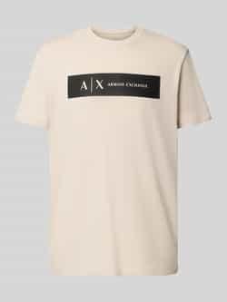 A|X Armani Exchange Regular Fit T-Shirt aus reiner Baumwolle mit Logo-Print