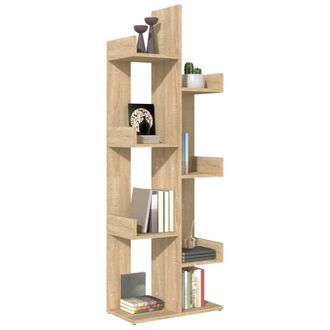 Generic B&uuml;cherregal mit 8 F&auml;chern, Standregal, Aktenregal, Wandregal, B&uuml;roregal, Regal, Mehrzweckregal, Dekoregal f&uuml;r Wohnzimmer/Schlafzimmer/B&uuml;ro, (48x25.5x1