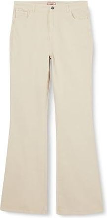 Joe Browns Essentials Jean évasé Taille Haute écru, Ecru, 40 Femme