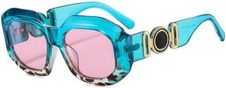 Generic Lunettes de soleil surdimensionnées populaires 2026 pour femmes, lunettes de soleil tendance vintage, lunettes de soleil UV400 pour femmes, bleu, tail