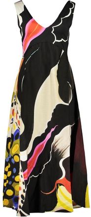 Desigual Schwarzes Viskose Damenkleid